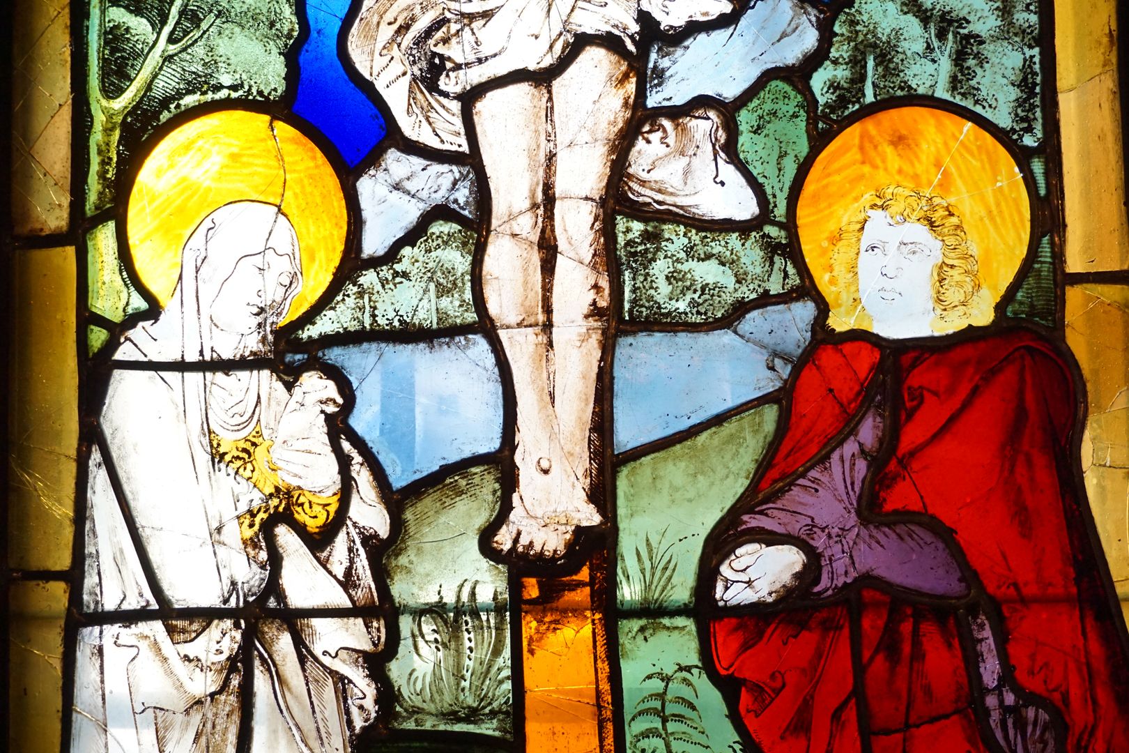 Gekreuzigter mit Maria und Johannes | Kunstwerk | virtuelles Museum Nürnberger Kunst