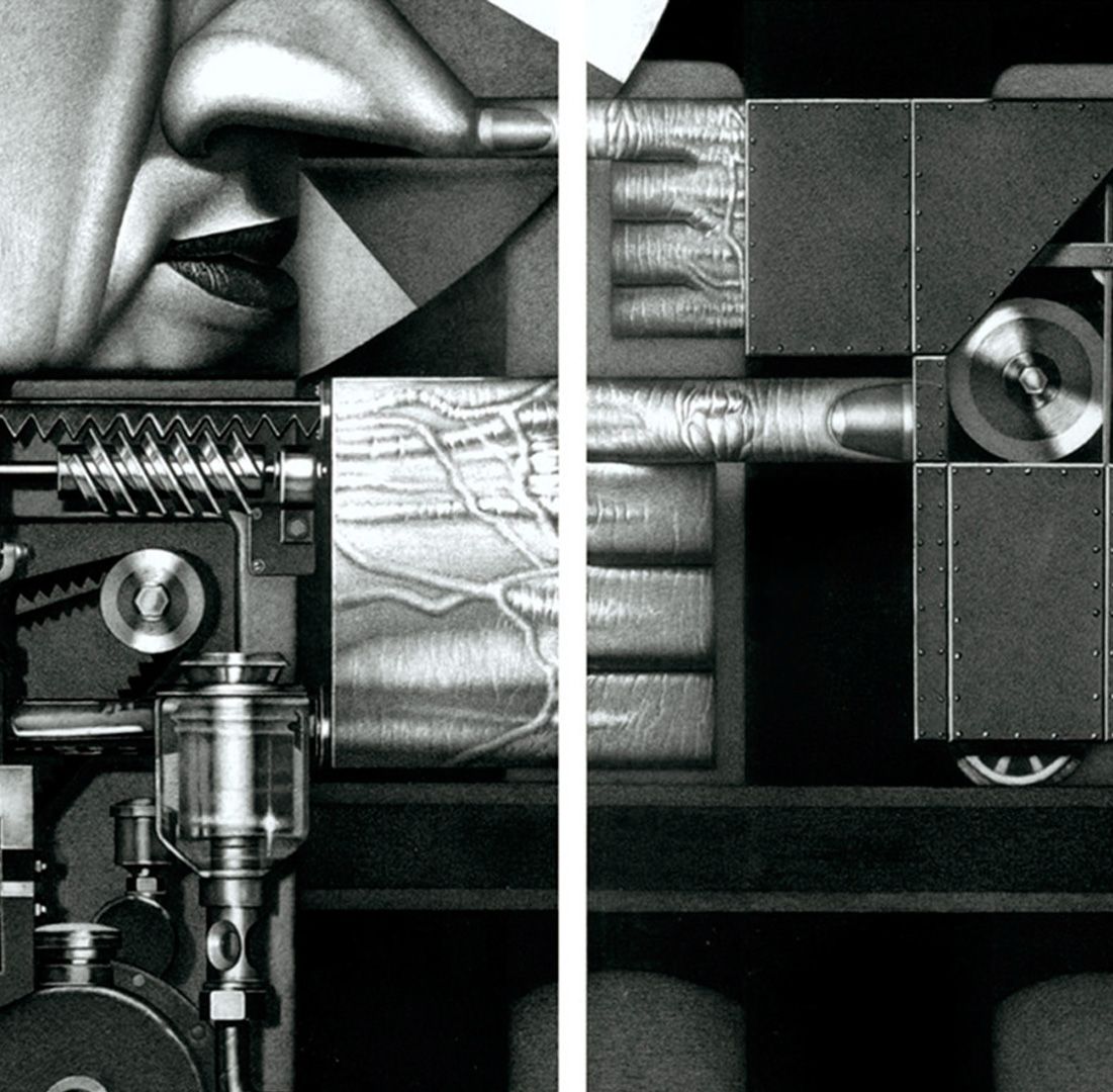 Lichtzeit und Raumzeit, Bleistift auf Papier, 200x325 cm, 2000-2001 ...