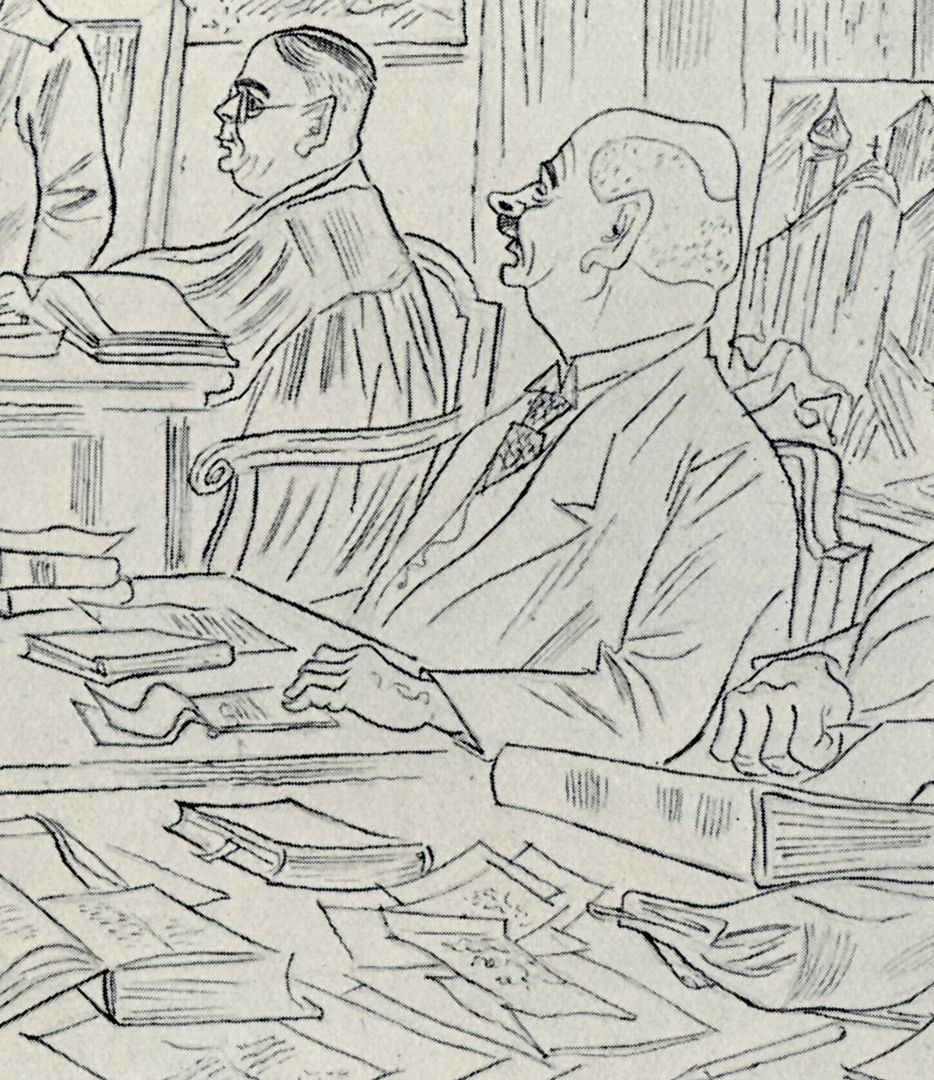 Bilderfälscherprozeß / Oskar Mulley | Kunstwerk | virtuelles Museum ...